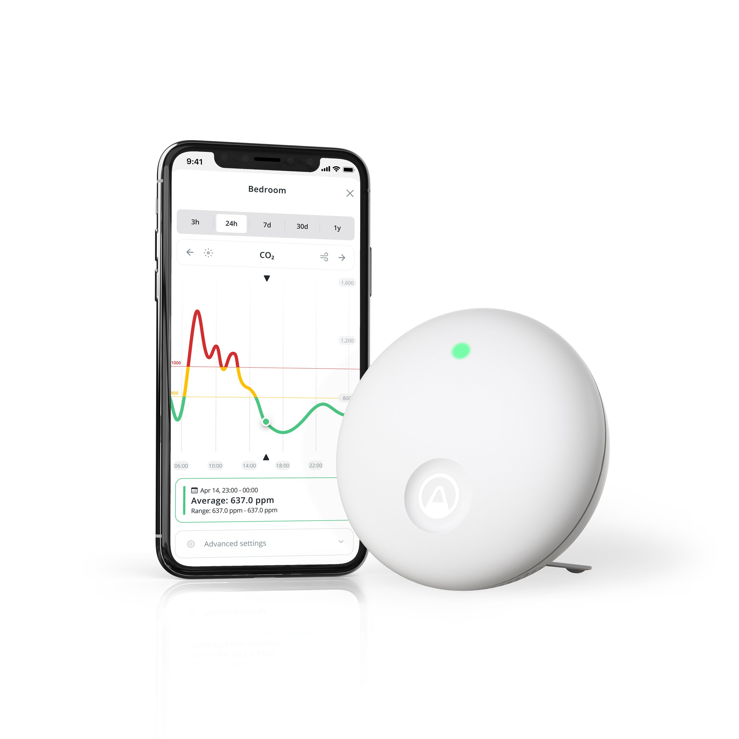 Airthings’ newest air quality monitor, Wave Enhance, now shipping